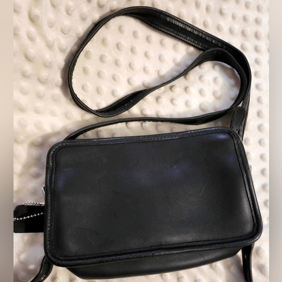 Coach | Bags | Vintage Leather Coach Bag Black Long Crossbody | Poshmark